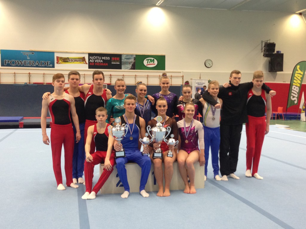 Thelma Rut og Valgarð Íslandsmeistarar í áhaldafimleikum 2015 ...